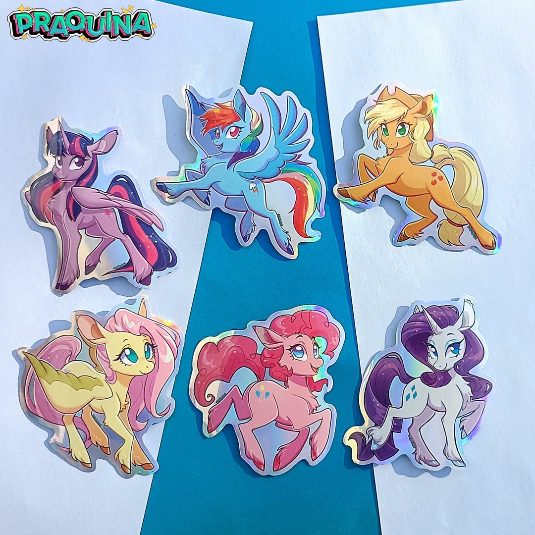 Holographic Vinyl Stickers : My Little Pony - Etsy
