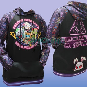 FNAF Security Breach Hoodies (S-3XL) - Etsy