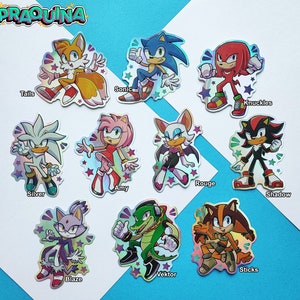 Holographic Vinyl Stickers : Sonic - Etsy