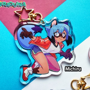 Acrylic Keychains : BNA Michiru, Nazuna, Shirou - Etsy
