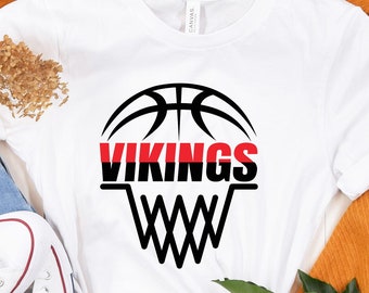 Vikings Basketball Logo - Etsy