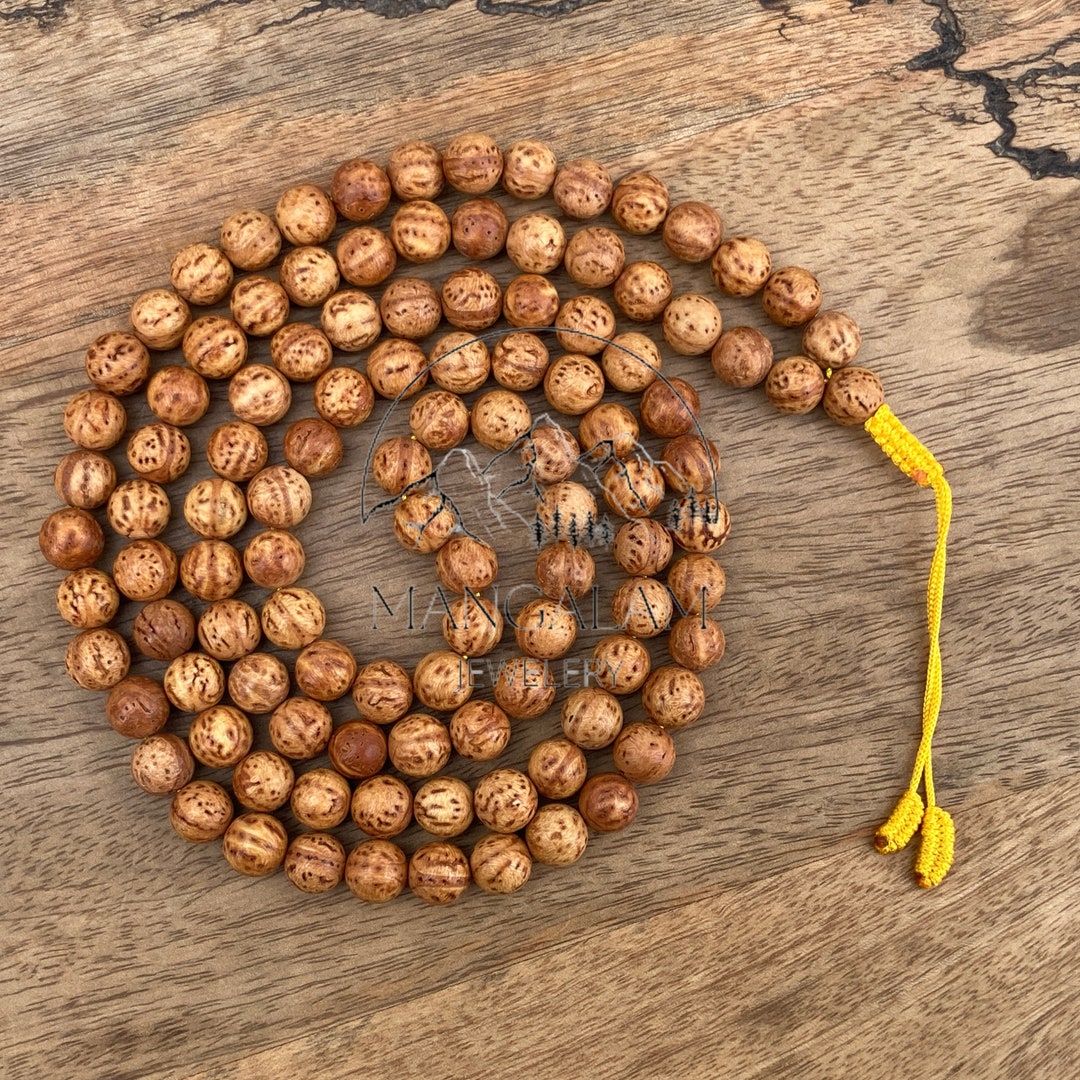 Bodhi Seed Buddhist Mala, Bodhi Seed Necklace, Bodhi Seed Mala ...