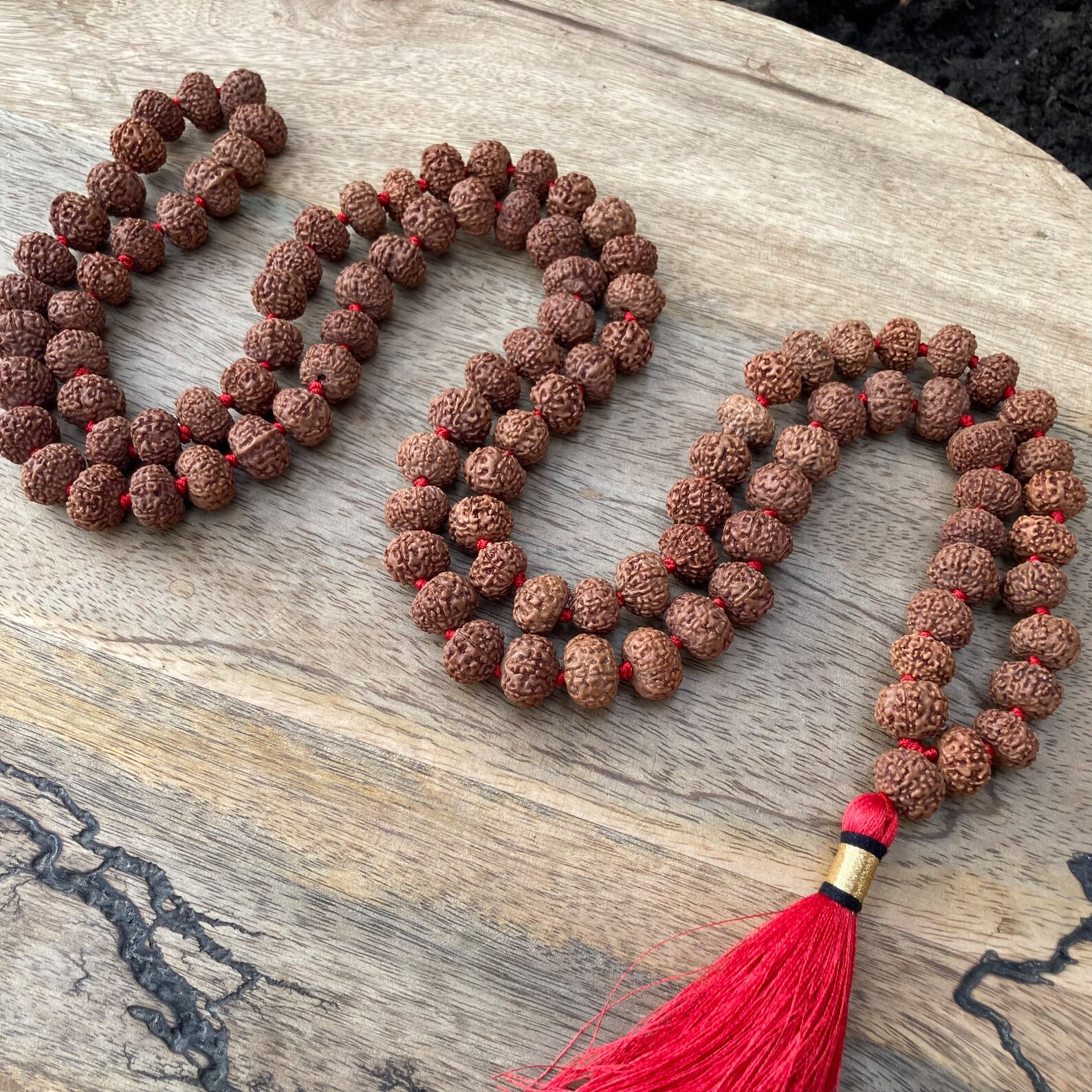 Rare Big 8 Mukhi Rudraksha Mala, 108 Mala Beads, 8 Mukhi Rudraksha ...