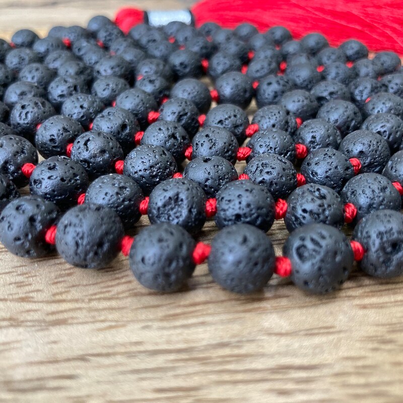 Lava Bead Necklace - Etsy