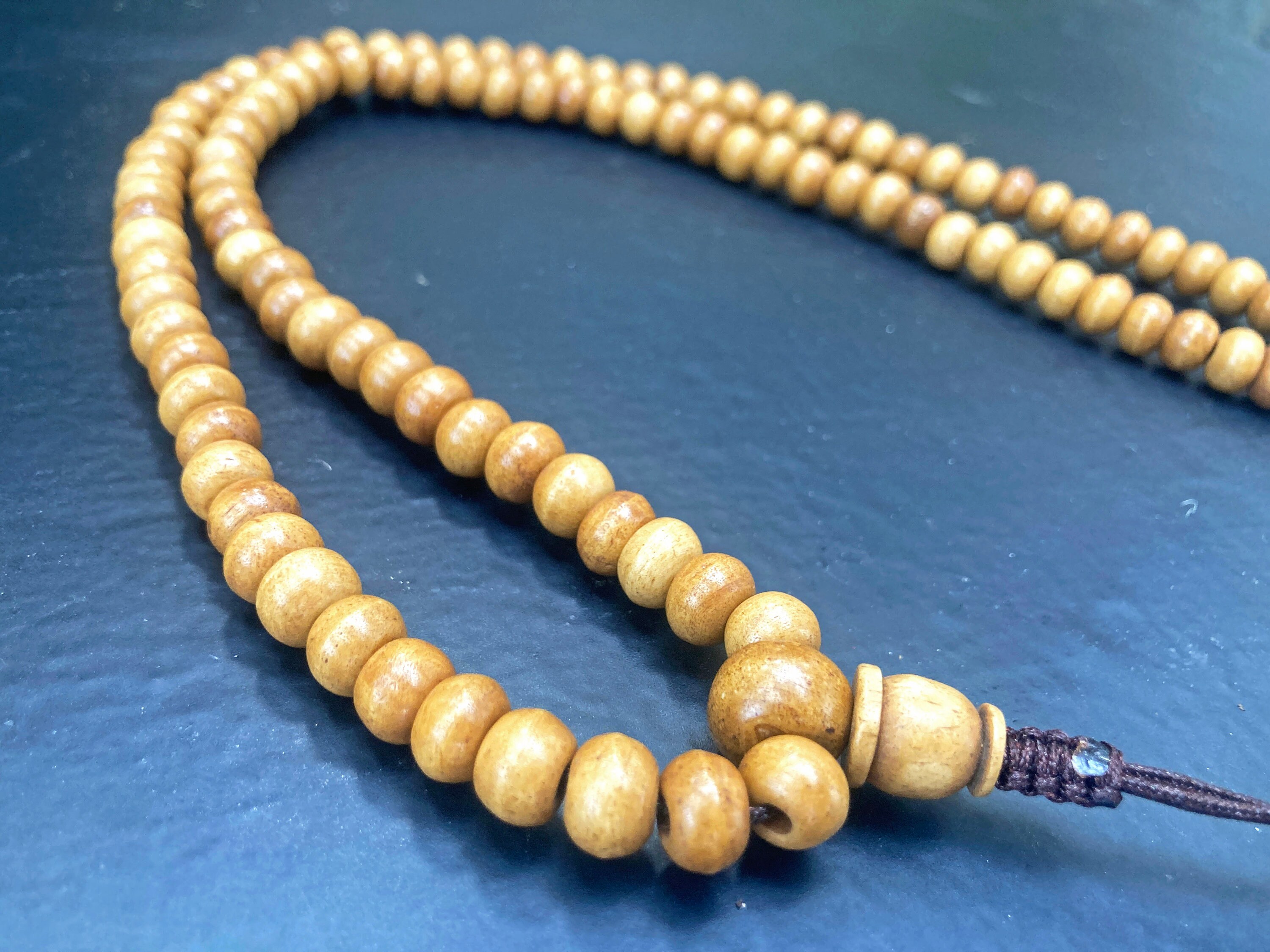 Yak Bone Tibetan Mala, Kapala Prayer Beads, Protection Necklace ...