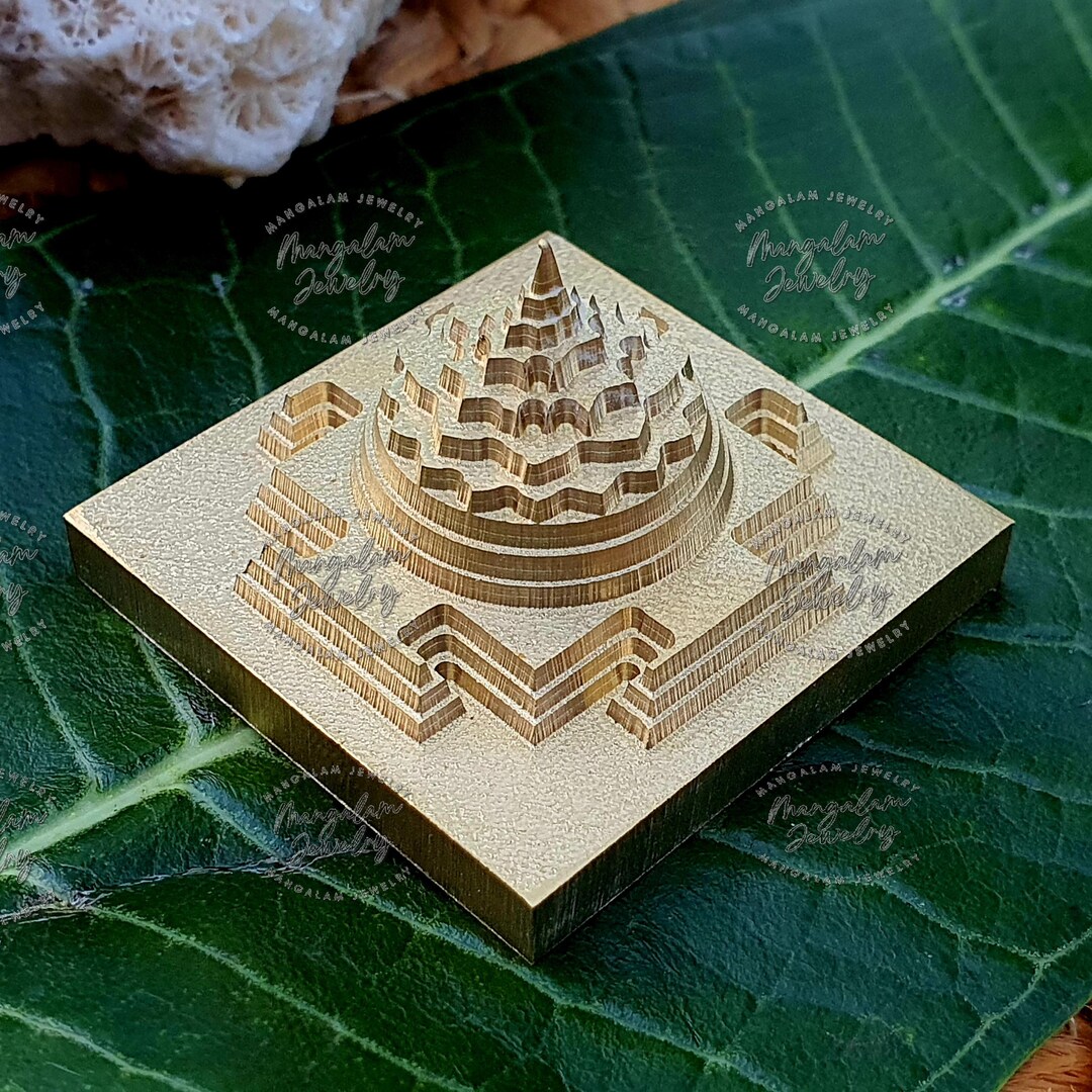 Akhand Meru Shree Yantra in Brass, Shri Yantra, Shri Chakra Yantra ...