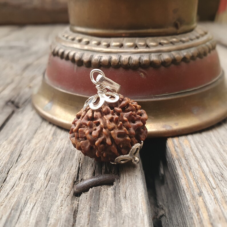 10 Mukhi Nepal Rudraksha Ten Face Lord Vishnu in 925 Silver - Etsy