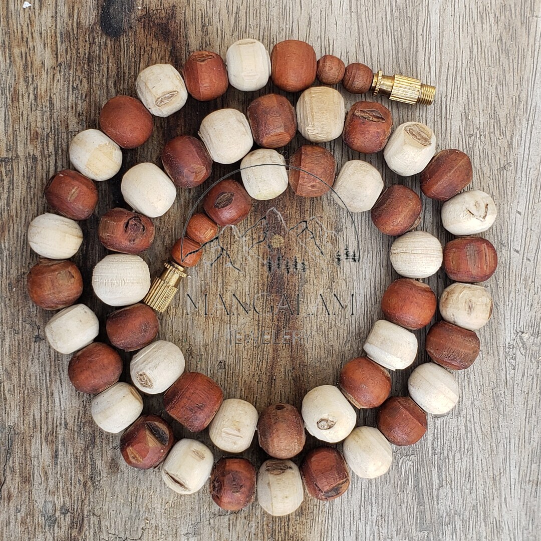 Rama Shyama Tulsi Necklace, Tulsi Mala, Krishna Necklace, Kantha Mala ...