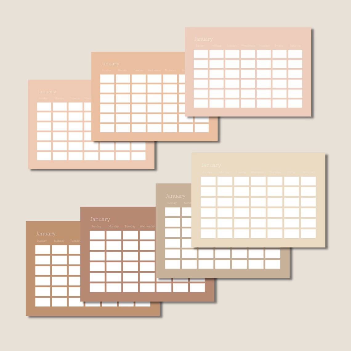 Printable Calendar 2022 Monthly Planner 2022 A4 Landscape - Etsy