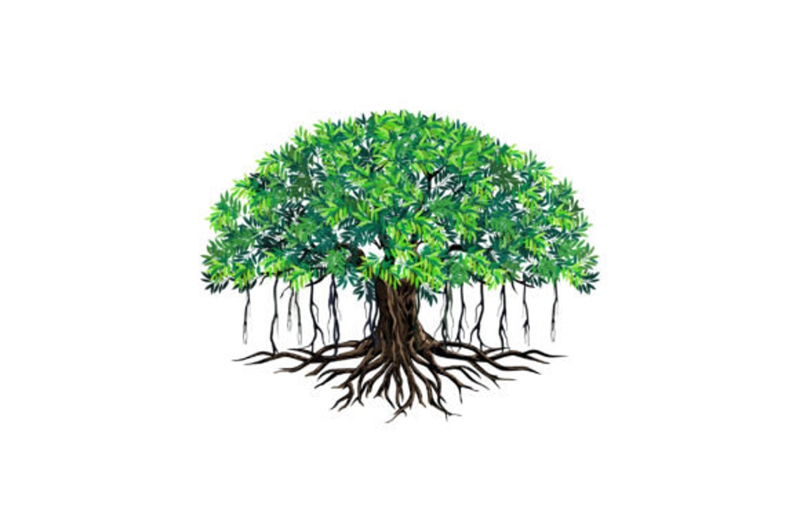 Banyan Tree Logo Designs, Banyan Tree Logo Template, Banyan Tree Logo ...