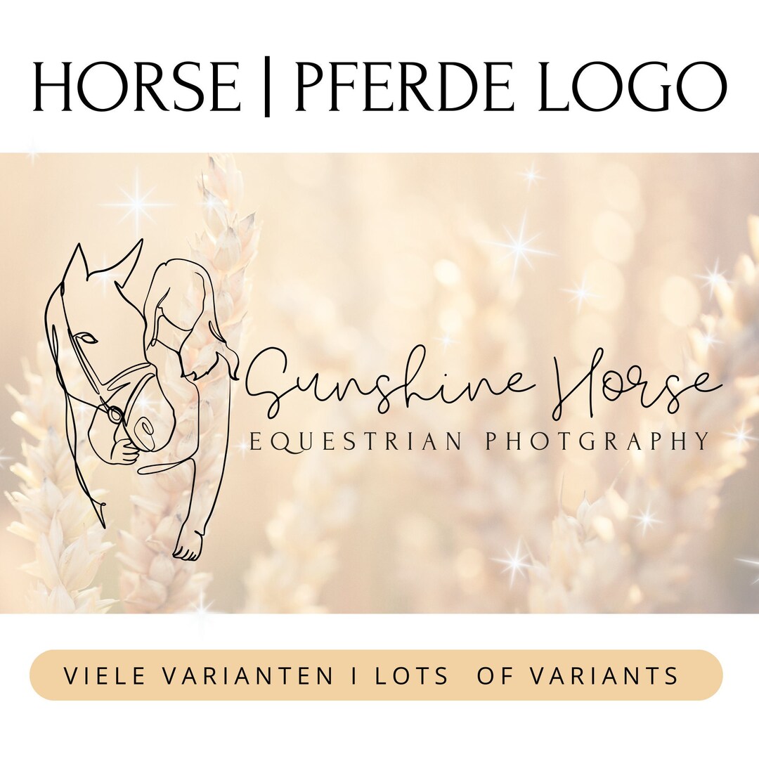 Custom One Line Horse Logo Design – Perfect for Horse Clubs, Equine ...