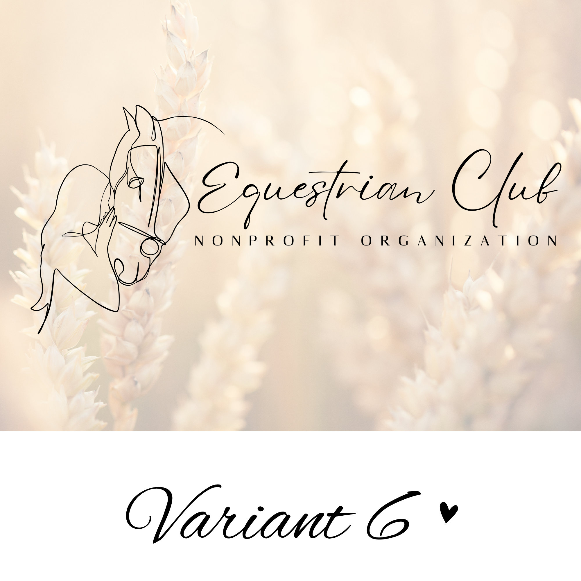 Custom One Line Horse Logo Design – Perfect for Horse Clubs, Equine ...