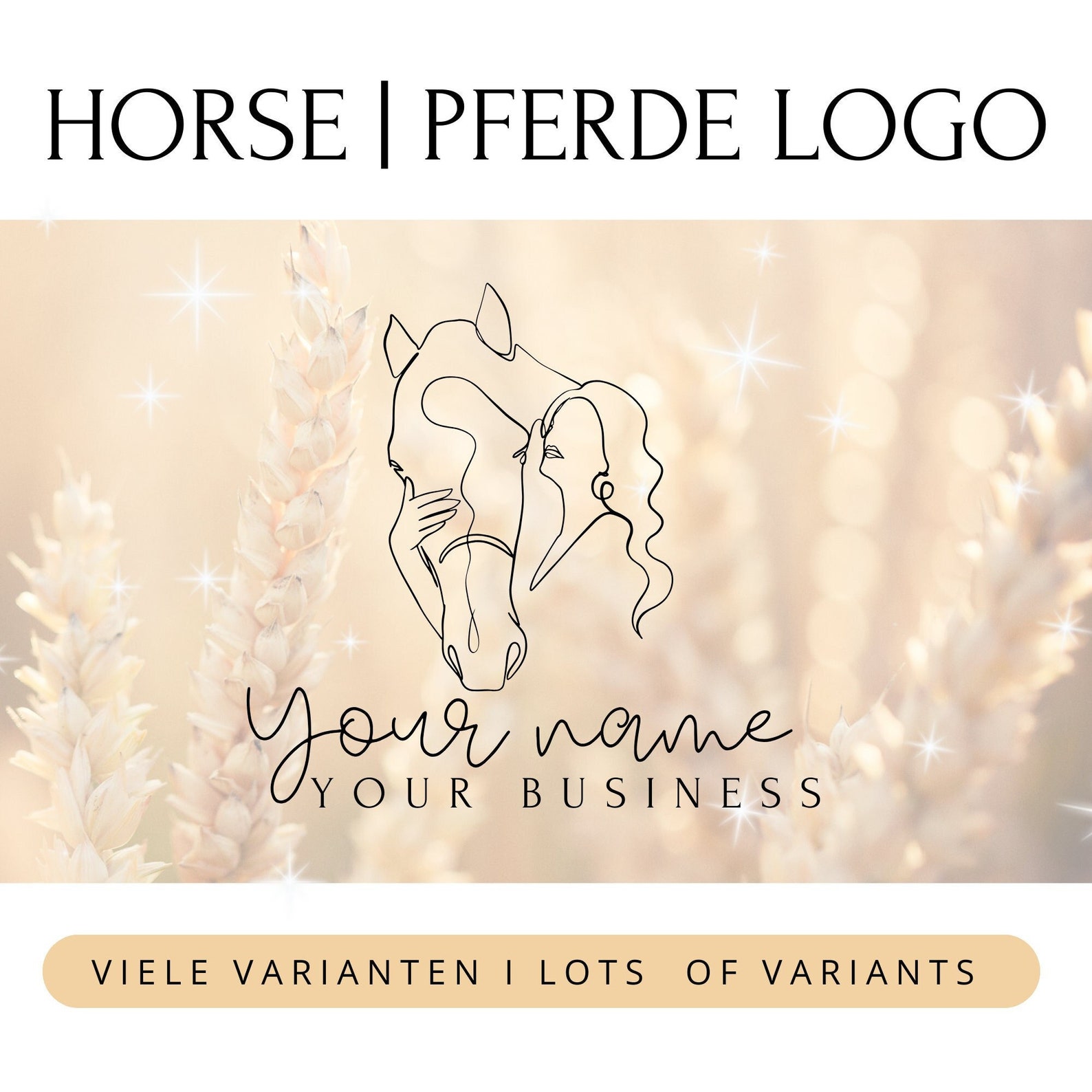 Custom One Line Horse Logo Design – Perfect for Horse Clubs, Equine ...
