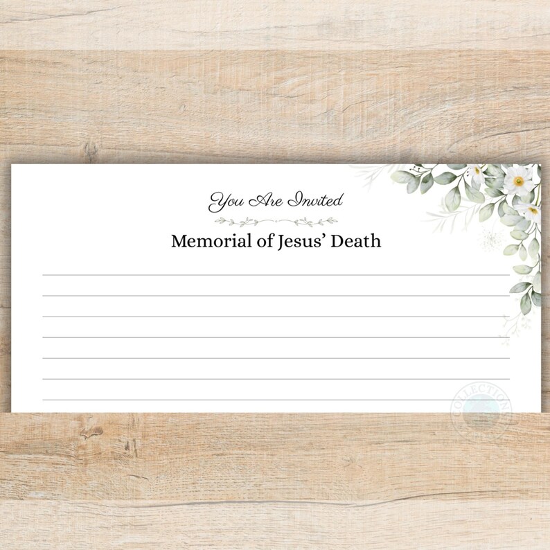 2026 JW Memorial Letter Writing Kit - Printable Floral Stationery ...