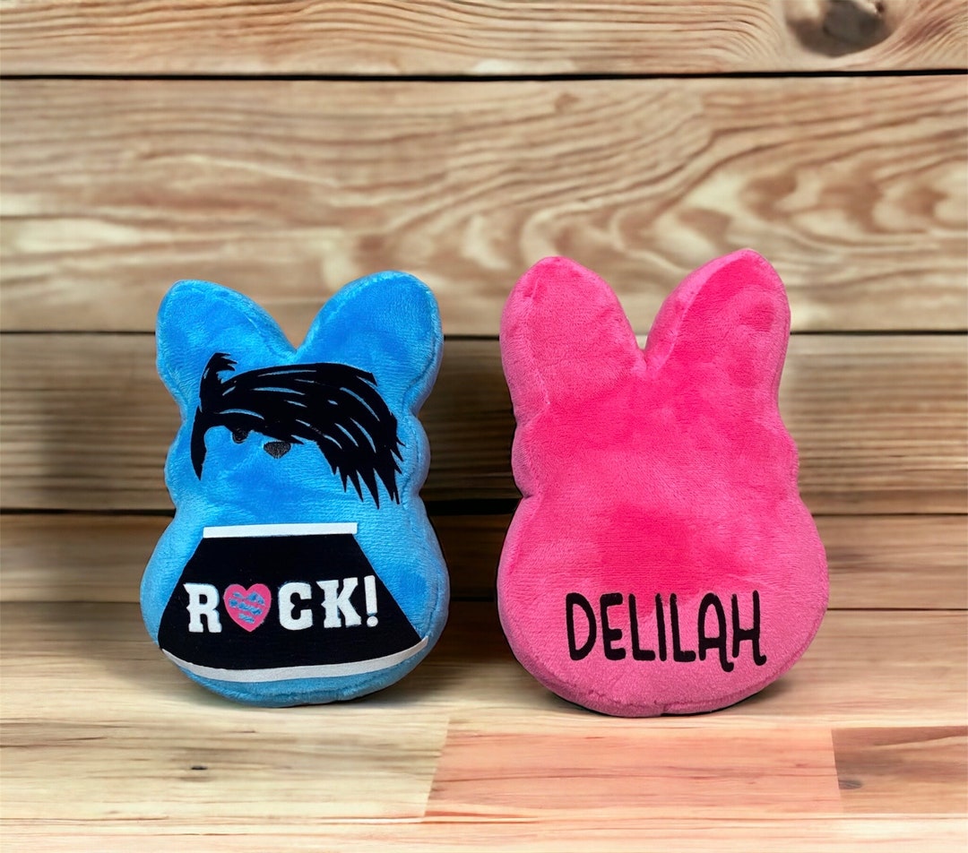 Punk Rock Plush, Plush Bunny , Emo Plush, Rock Plush Rabbit, Easter Gift, Easter Basket Stuffers ...