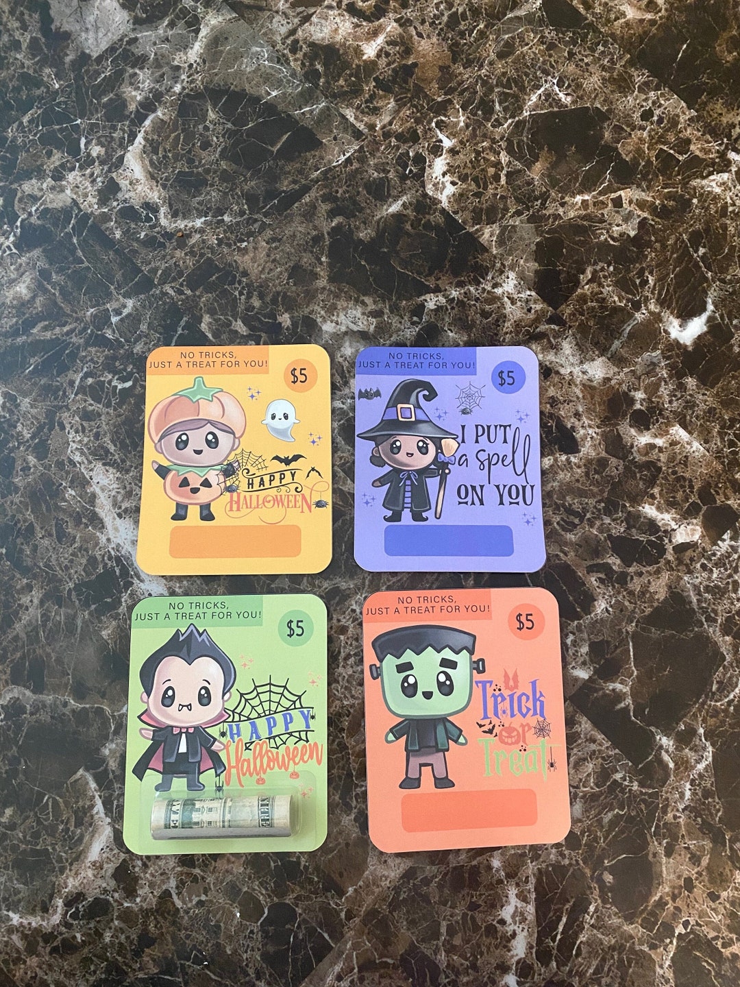 Halloween Money Card | Pumpkin Carving Prize | Trick or Treat | Gifts ...