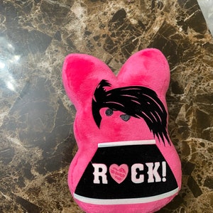 Punk Rock Plush, Plush Bunny , Emo Plush, Rock Plush Rabbit, Easter ...