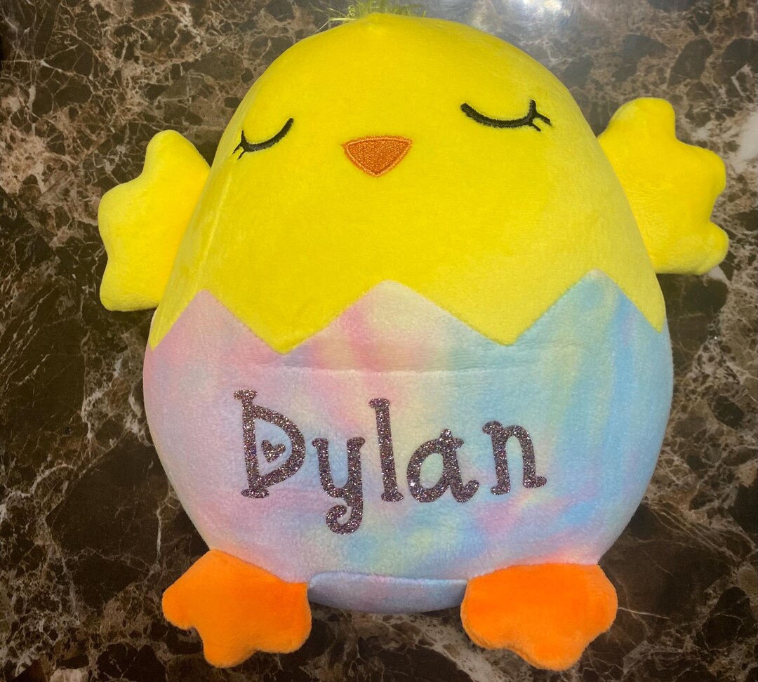 Personalized 9-inch Easter Squishmallow - Custom Name Plush Gift, Easter Gift for Kids, Custom ...