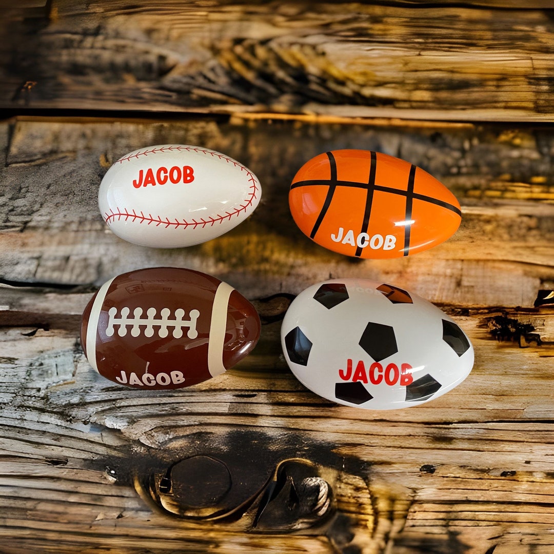 Sports Easter Egg, Personalized Easter Eggs, Easter Basket Stuffers ...