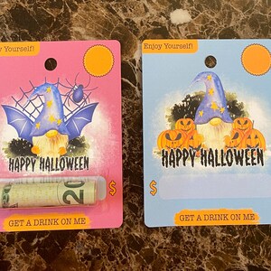 Halloween Money Card Halloween Gift for Adults | Trick or Treat | Gifts ...