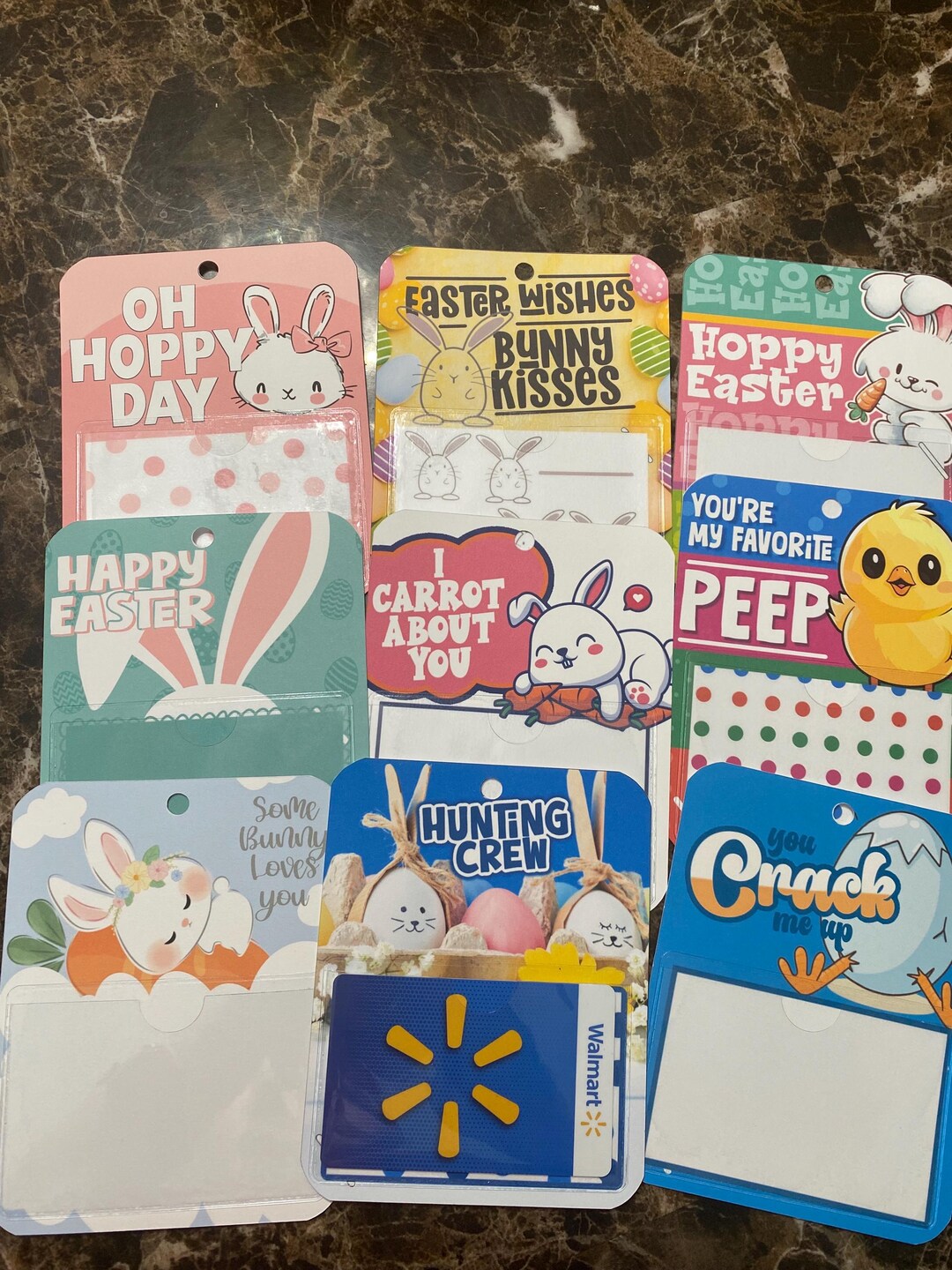 Easter Gift Card Holder, Cardstock Sleeve, Bunny Chick Designs - Etsy