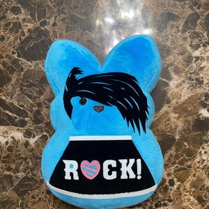 Punk Rock Plush, Plush Bunny , Emo Plush, Rock Plush Rabbit, Easter Gift, Easter Basket Stuffers ...