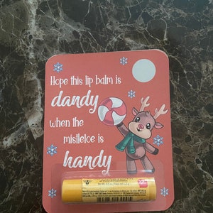 Christmas Card Christmas Lip Balm Holder Christmas Gift for Kids ...