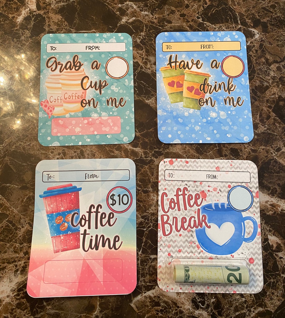 Coffee Money Card | Teacher Gift | Gift for a Nurse | Gift for College ...