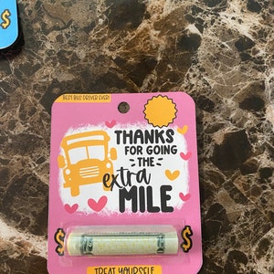 Bus Driver Money Card | | Bus Driver Appreciation Card | Bus Driver ...