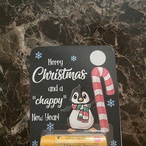 Christmas Card Christmas Lip Balm Holder Christmas Gift for Kids ...