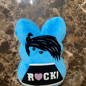 Punk Rock Plush, Plush Bunny , Emo Plush, Rock Plush Rabbit, Easter ...