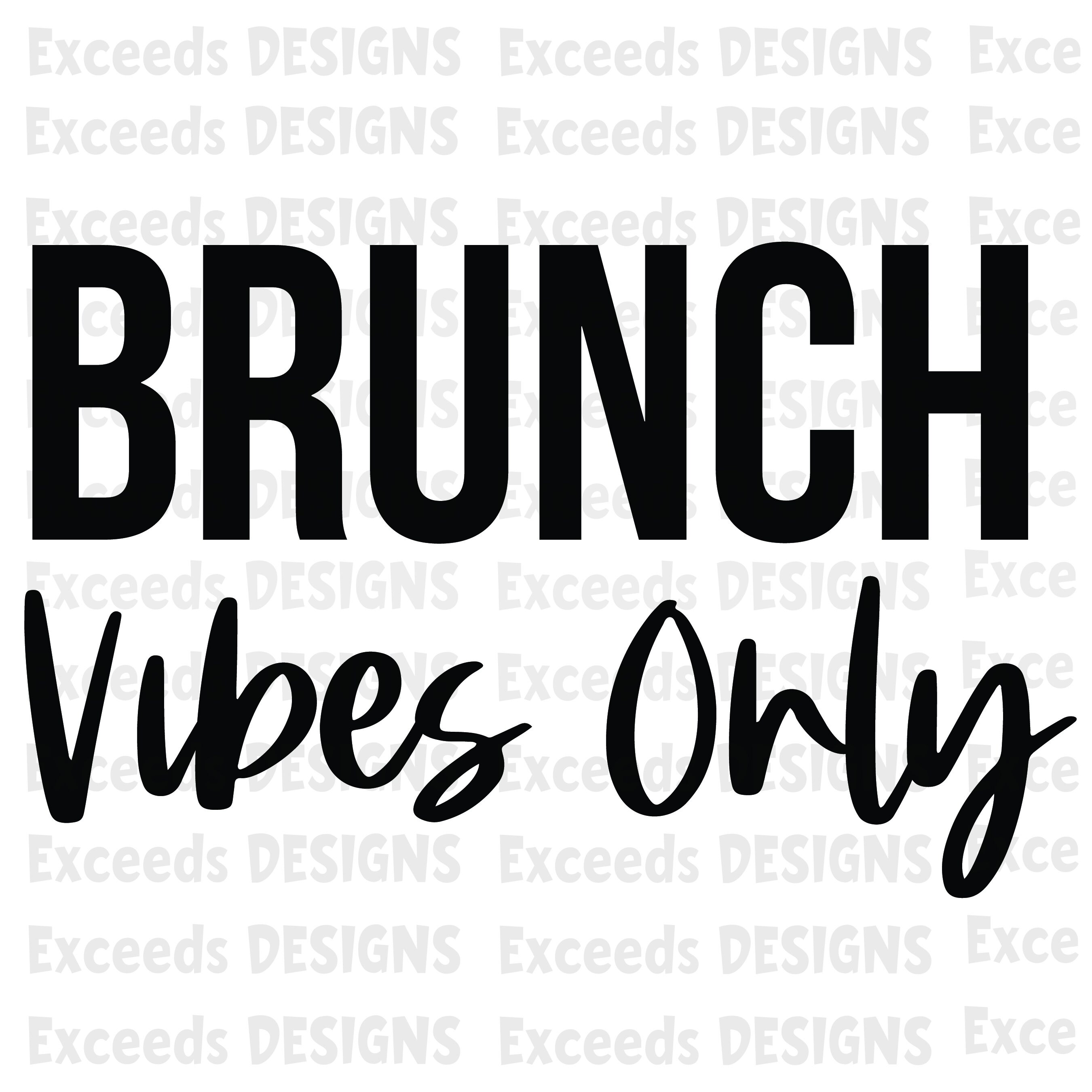 Brunch SVG, Brunch Vibes SVG, Tee Shirt SVG Files, Instant Download ...