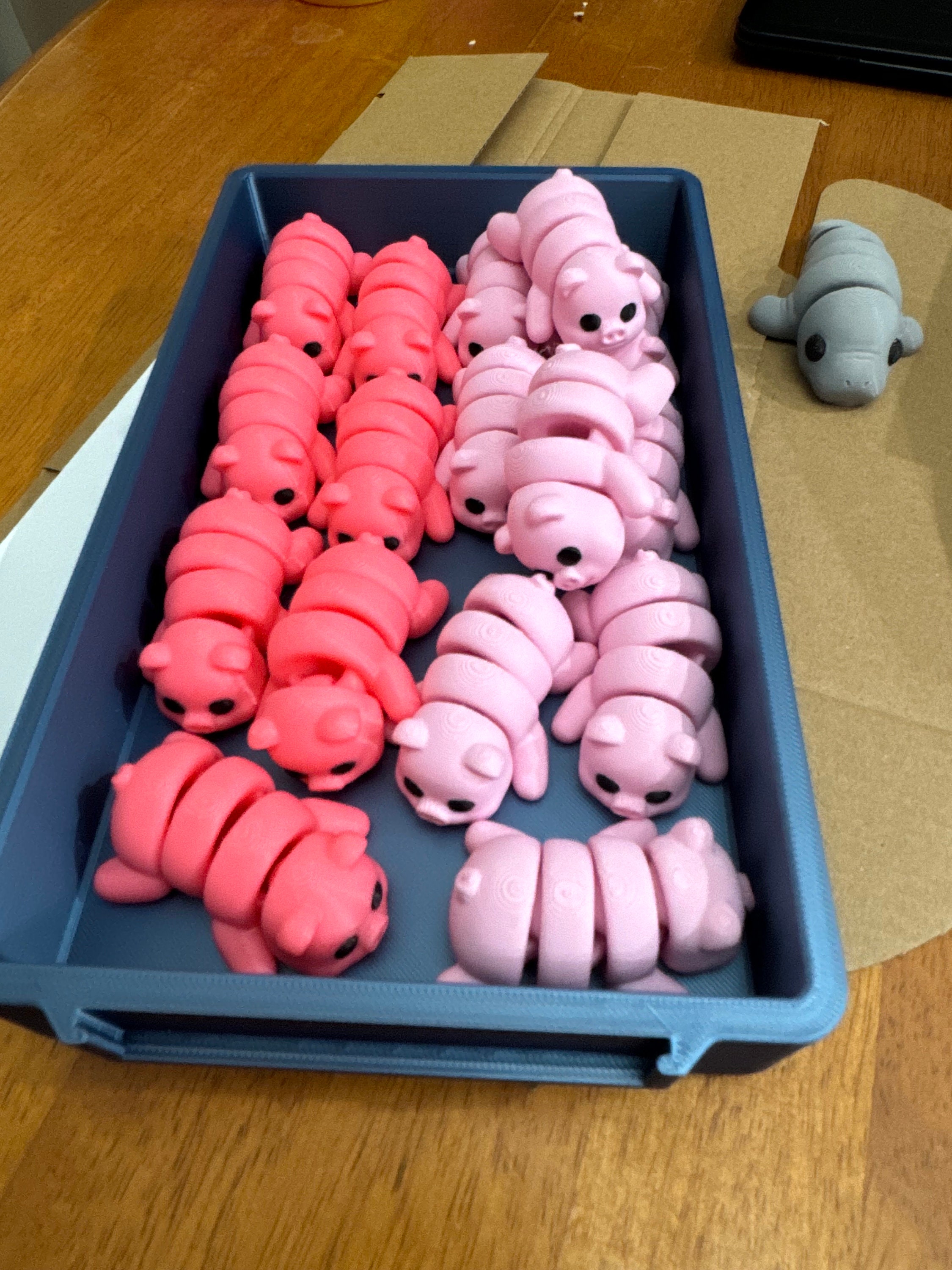 Mini 3d Printed Articulating Animals - Etsy