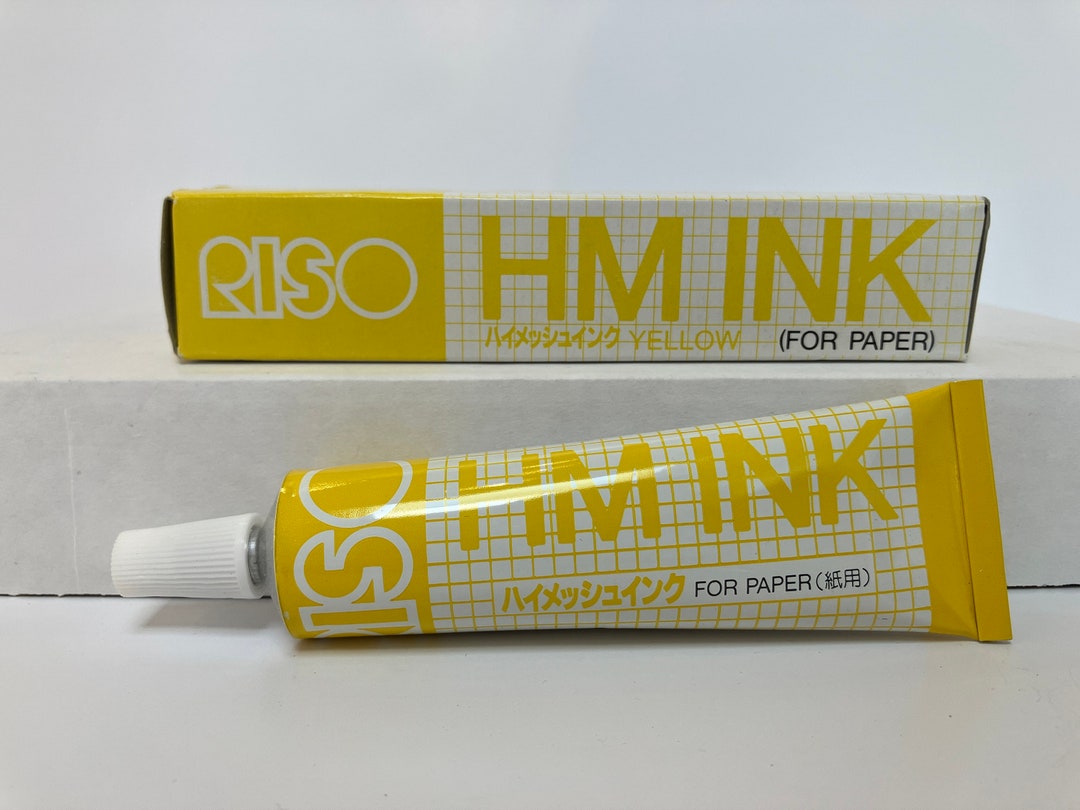 Gocco RISO Hi Mesh Ink for Paper - Yellow 497 - NEW in BOX - Etsy