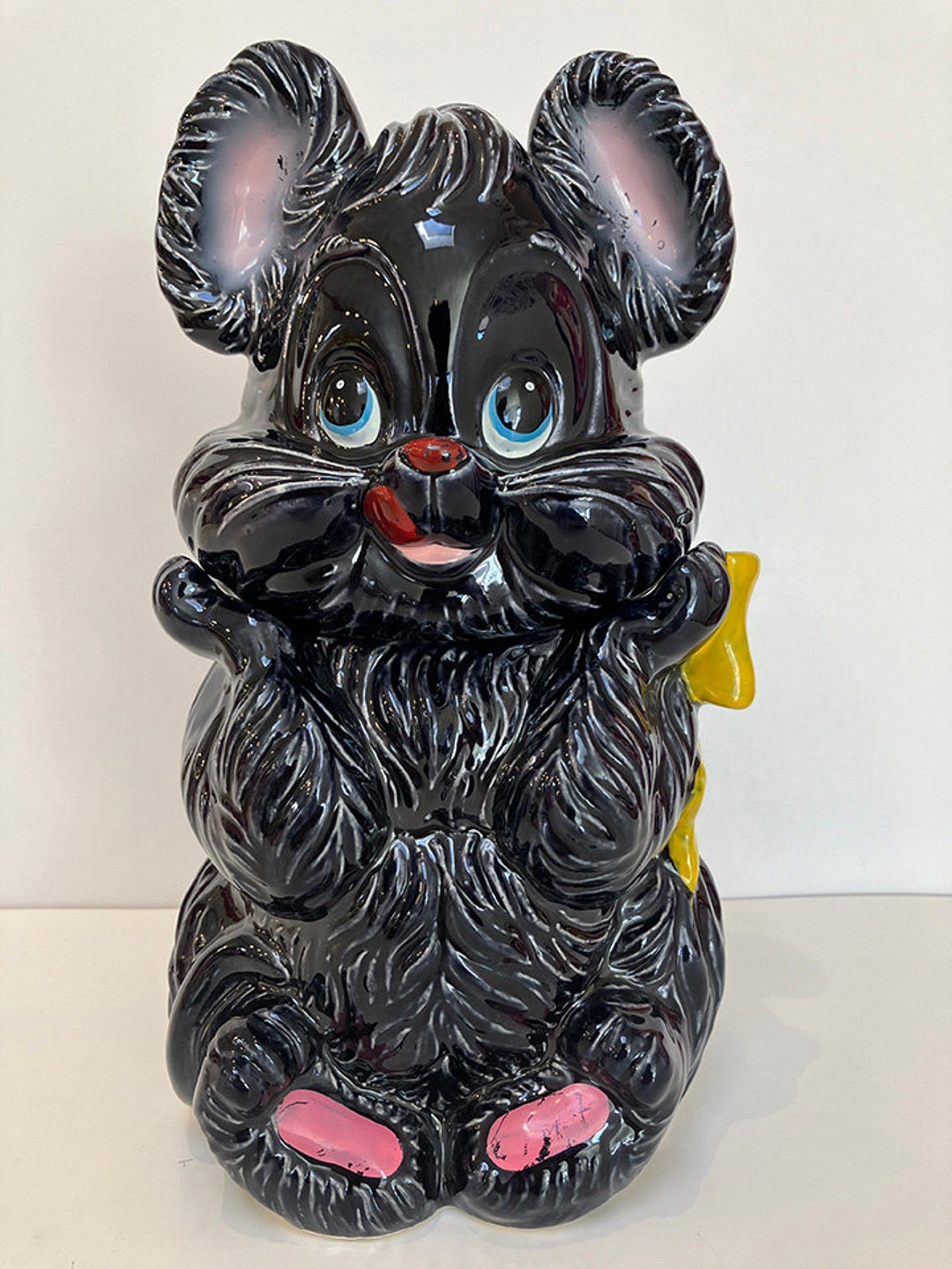 Vintage 1960s Kitty Mouse Cookie Jar Made in Japan - Etsy
