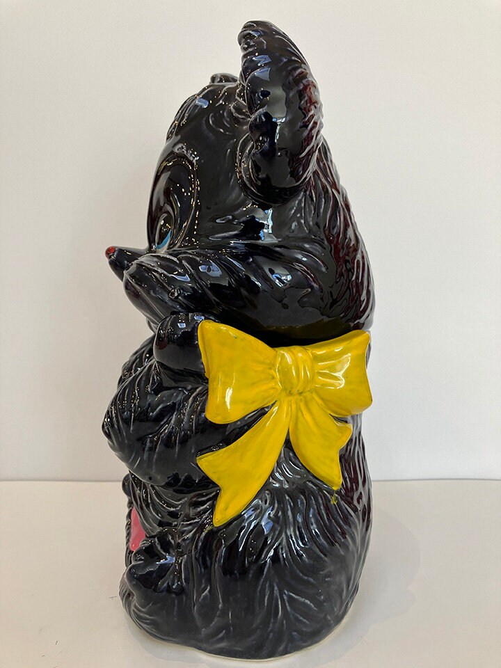 Vintage 1960s Kitty Mouse Cookie Jar - Made in Japan - Etsy