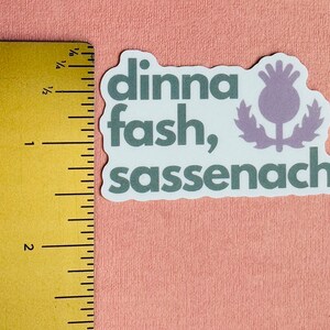 Dinna Fash / Sassenach / Jamie Claire / Waterproof, Dishwasher Safe ...