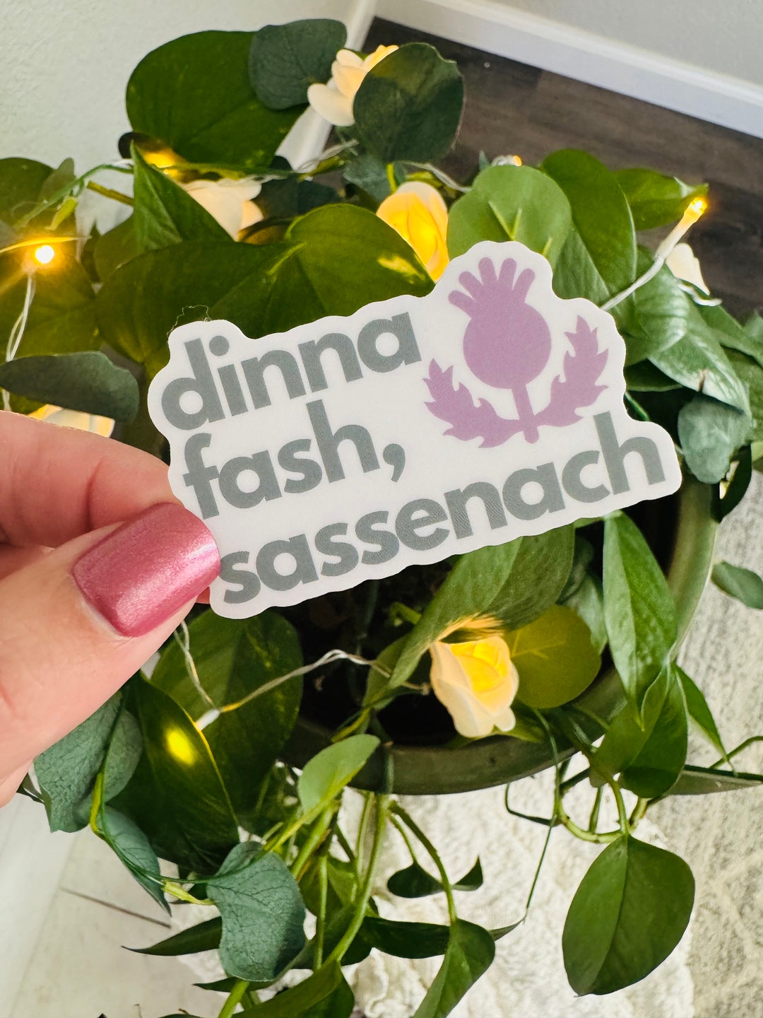 Dinna Fash / Sassenach / Jamie Claire / Waterproof, Dishwasher Safe ...