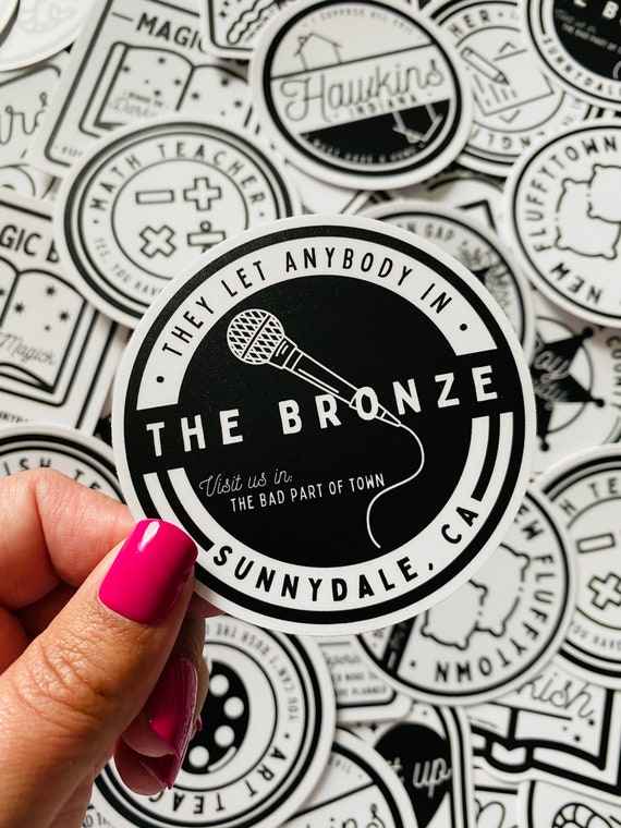 The Bronze / Sunnydale CA / Waterproof Vinyl Sticker - Etsy
