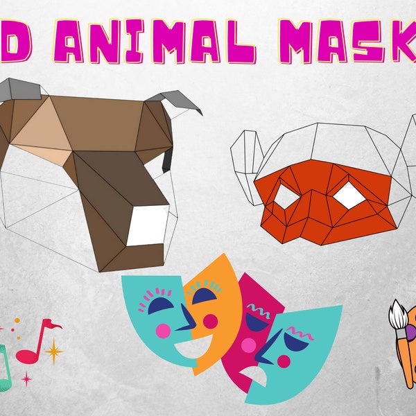 Mask Cut Outs - Etsy