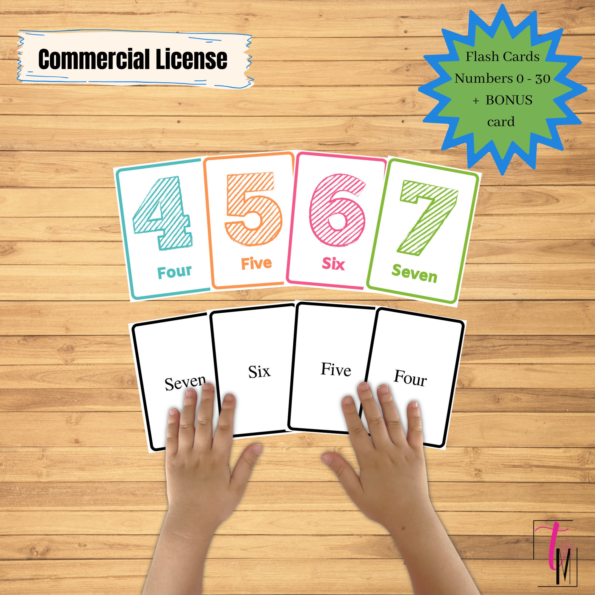 Numbers 1- 30 Flashcards| Toddler Preschool Education|printable Card ...