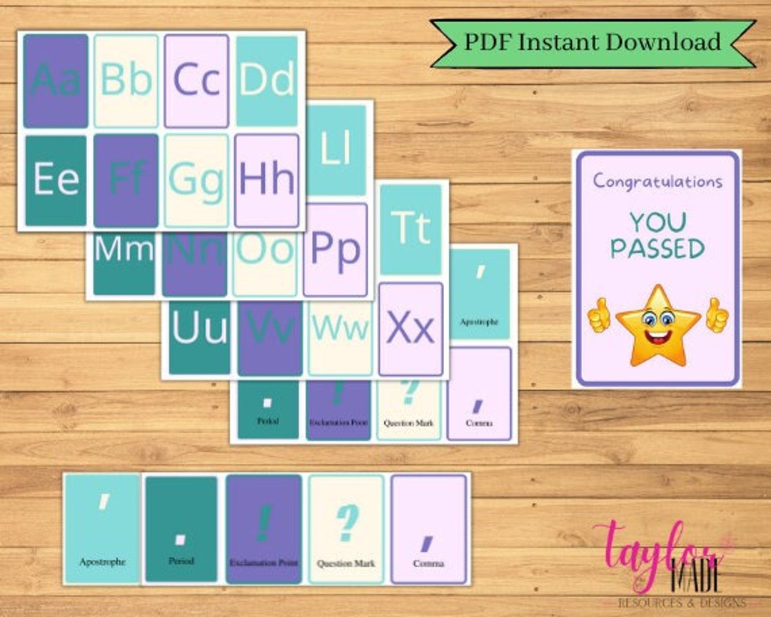 Alphabet Flashcards| Toddler and Preschool Education| Printable Cards ...