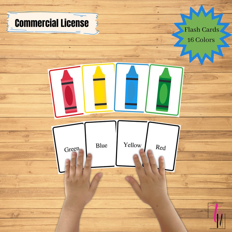 Color Flashcards| Toddler and Preschool Education| Printable Cards ...