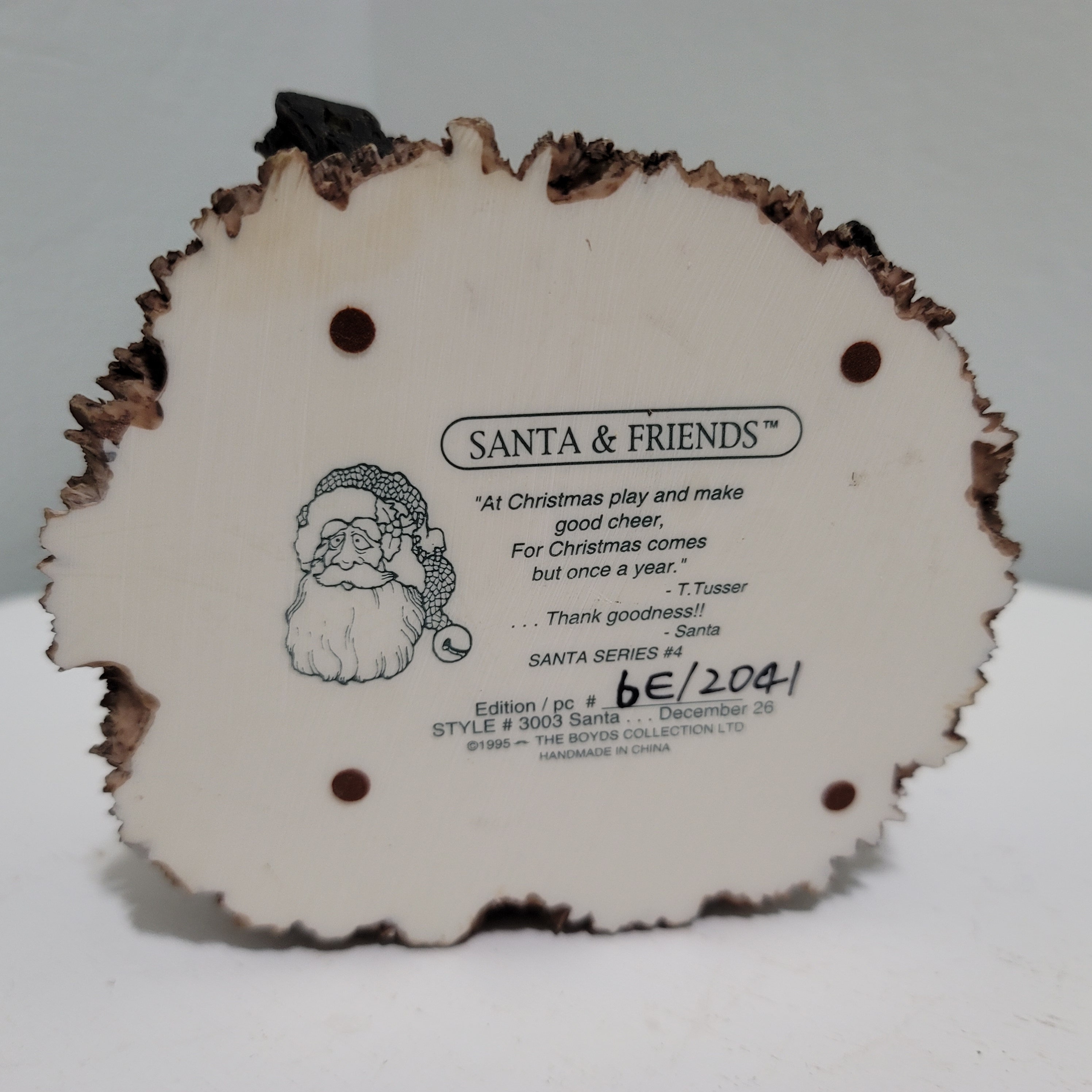 The Boyds Collection Santa & Friends Santa Series 4 - Etsy