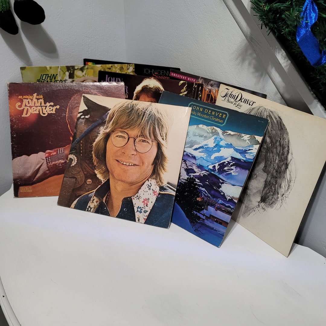 John Denver 8 ALBUMS 70s 80s Originals - Etsy