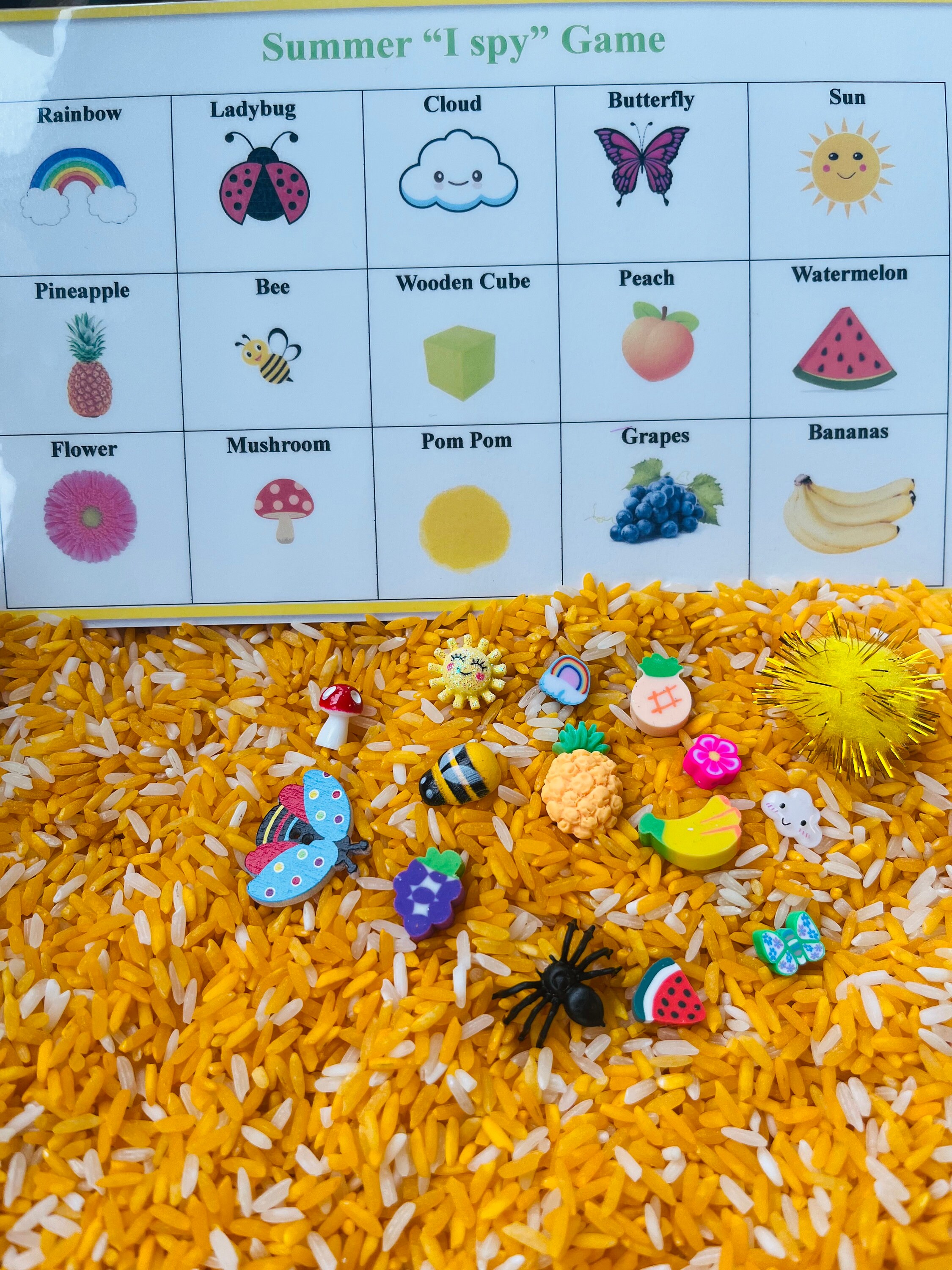 Sensory I Spy Bottle: Montessori Summer & Galaxy Themes - Etsy