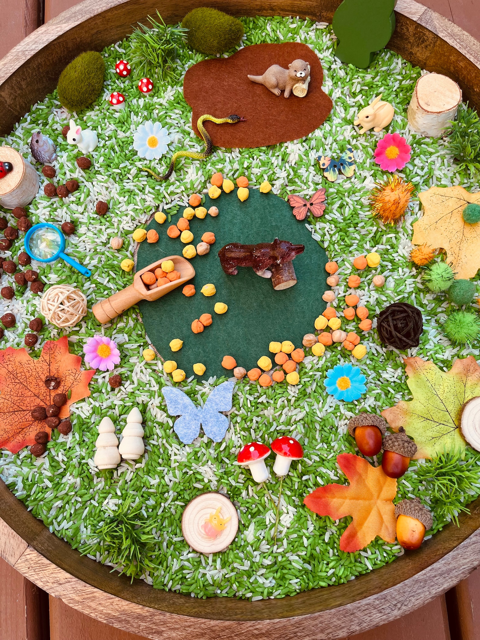 Fall Sensory Bin/forest Sensory Bin/sensory Kit/sensory Bin/sensory ...