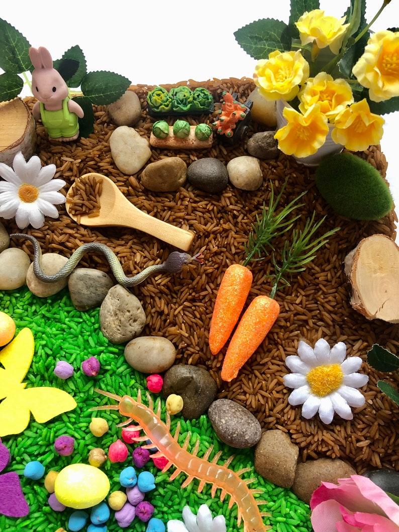 Spring Sensory Kit/easter Sensory Bin/garden Sensory Bin/developmental ...