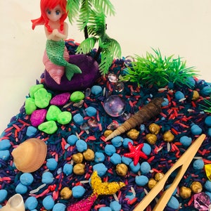 Sensory Kit/sensory Bin/mermaid Sensory Bin/developmental Toy ...