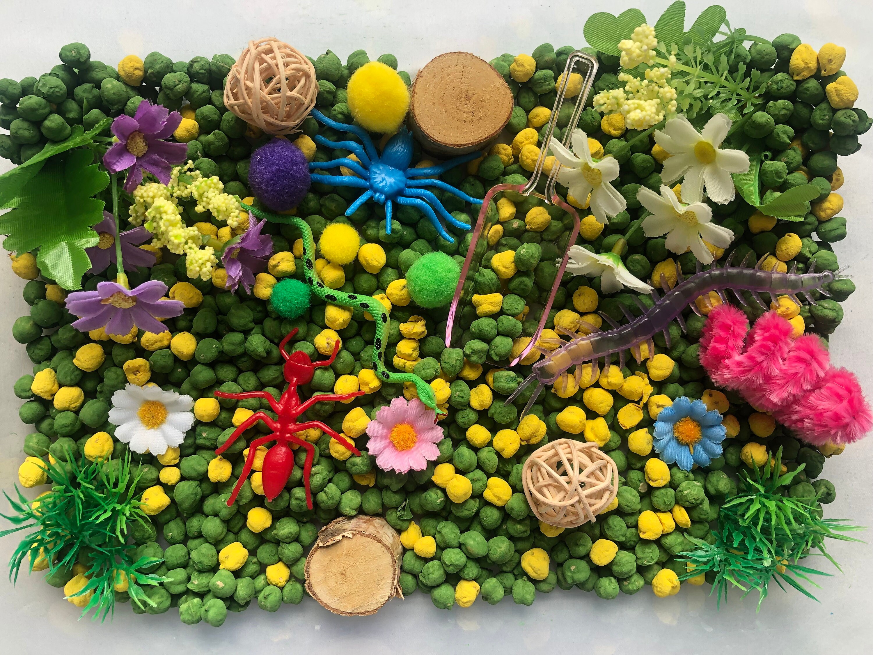 Sensory Kit/spring Sensory Bin/flower Sensory Bin/garden Sensory Bin ...